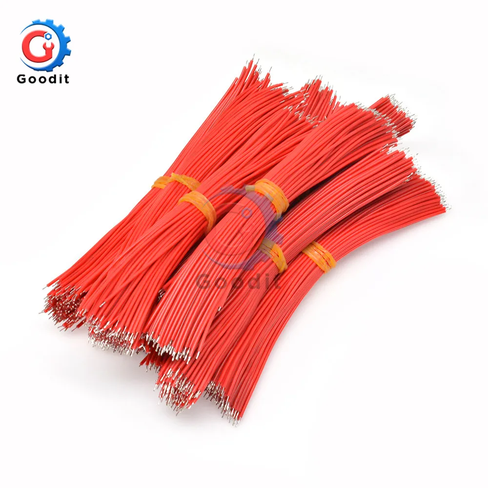 Yellow 15cm 24 AWG -Lot de 100 fils de raccordement pour planche à pain ...