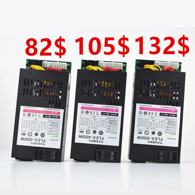 Original PSU For MetalFish ITX HTPC FLEX Small 1U 200W 300W 400W 500W ...