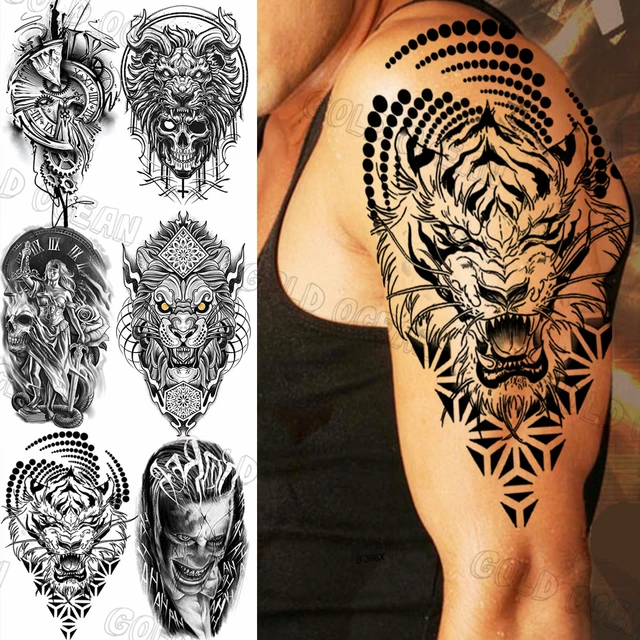 Tribal Leopard Print Tattoo