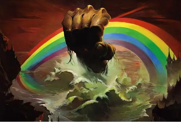 Rainbow Rising Flag Custom Hobby Business History Rock Banner Flag ...