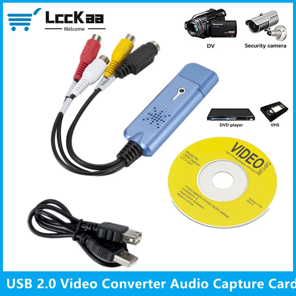 Vhs-ao-conversor-digital-usb-2-0-ao-conversor-de-v-deo-av-placa-de ...