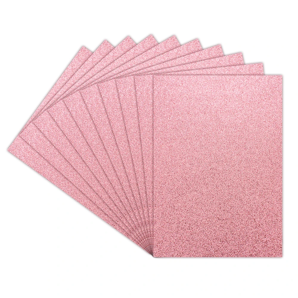 Hot Pink Glitter Paper