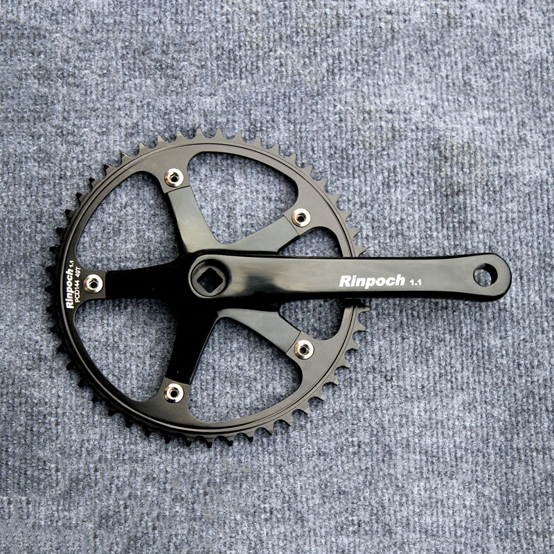 Rinpoch Crankset Aluminium Alloy Chainring Crank Set 48t 165/170mm ...