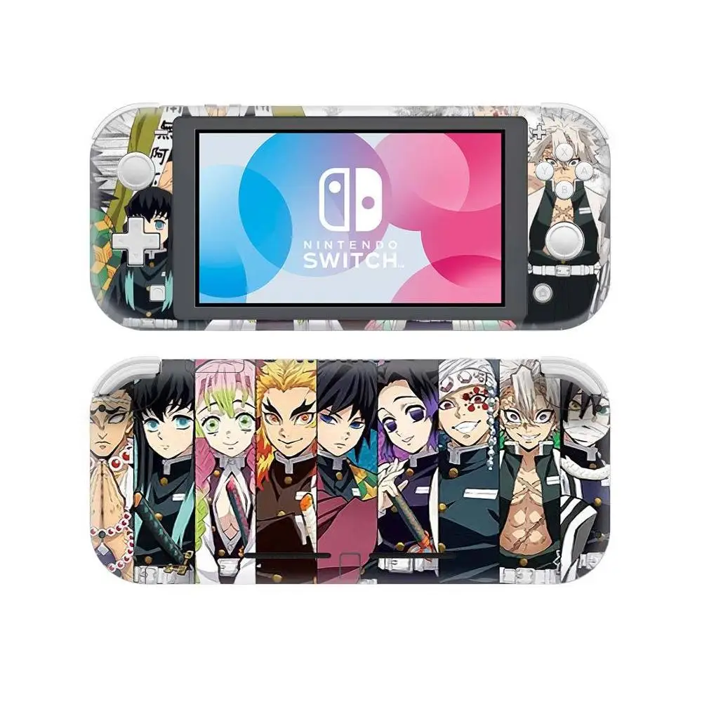 Vinyl Screen Skin Anime Demon Slayer Protector Stickers For Nintendo ...