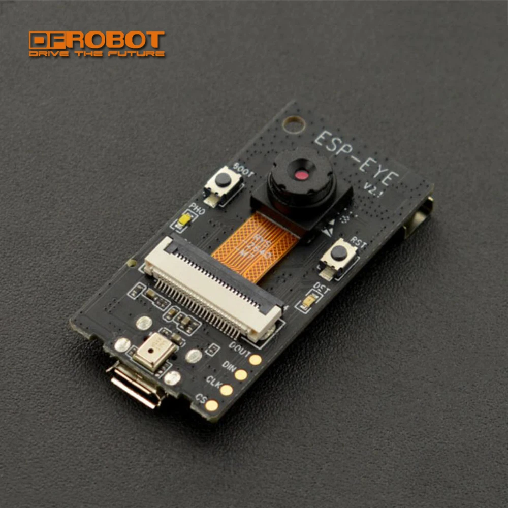 Dfrobot Esp Eye Aiot Development Board Esp32 2 Megapixel Camera Support ...