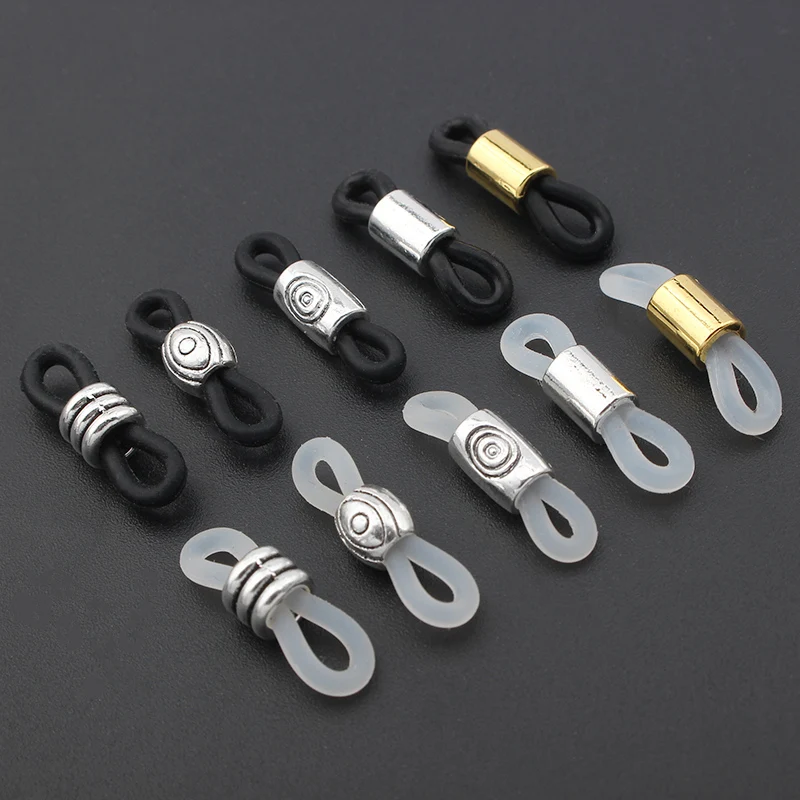 20pcs Ear Hook Eyeglasses Spectacles Chain Glasses Retainer Ends Rope ...