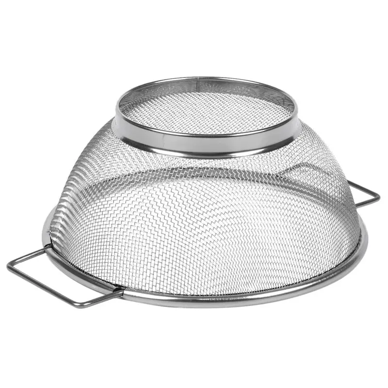 Stainless Steel Strainer Bowl Drainer - Fine Mesh Vegetable Sieve ...