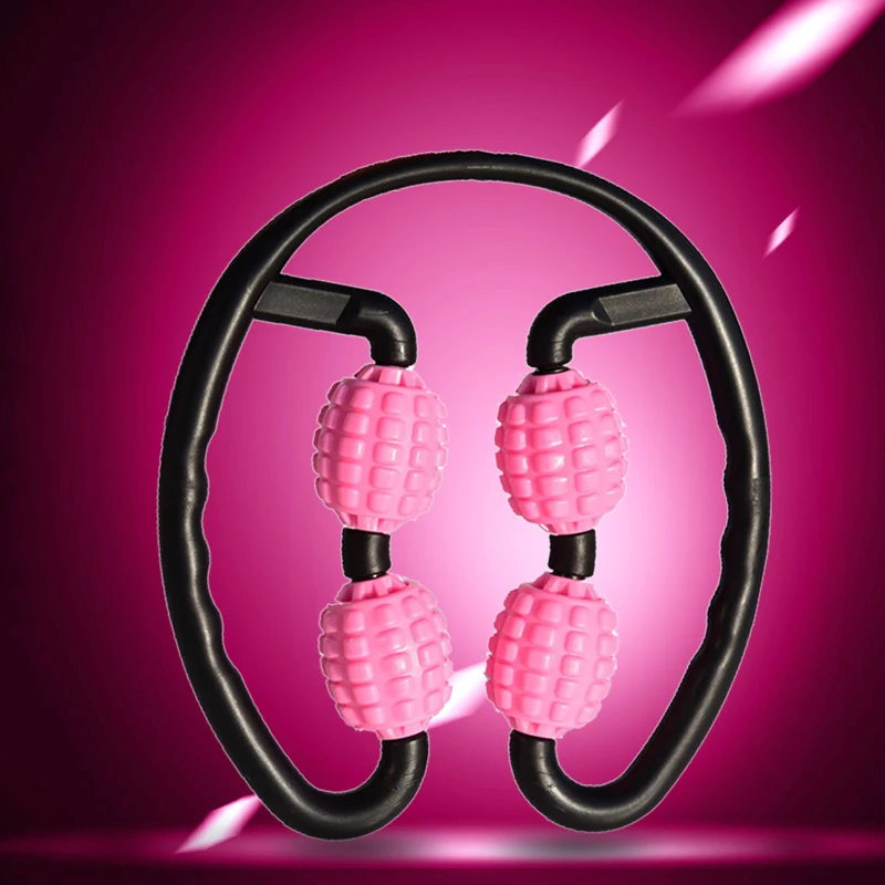 PL-Appareil de Massage à 4 roues avec anneau de serrage pour les jambes, Relaxation des muscles ...