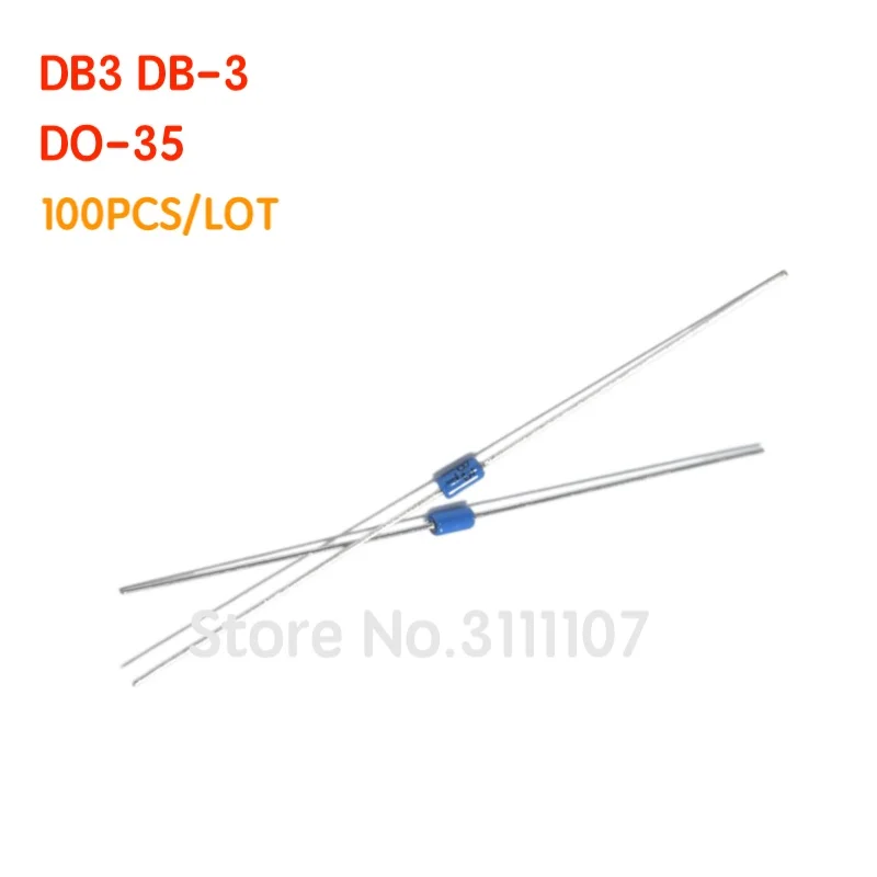 100PCS-LOT-DB3-DB-3-Diac-Trigger-Diodes-DO-35-DO-204AH-100-NEW-high ...