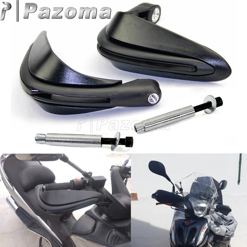 Pazoma Matte Black Motorcycle Dirt Bike Universal 7/8" 22mm Hand Guards ...