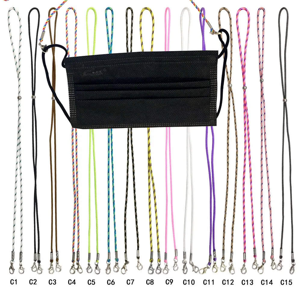 2pcs Mask Rope Holder Cord Adjustable Length Mask Chain For Women Neck ...