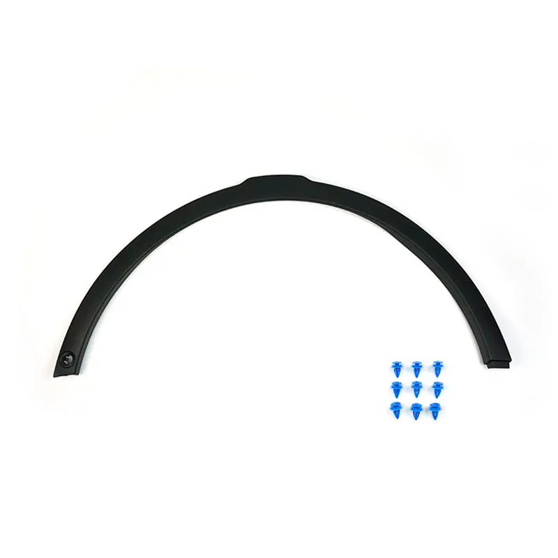 레인지 로버 이보크 2012 자동 몰딩 펜더 LR044280 용 주차 센서 구멍이있는 새로운 앞 좌측 자동차 휠 아치 몰딩|흙 ...