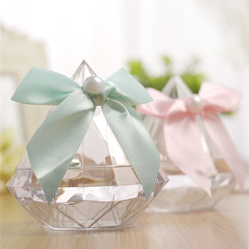 New-Diamond-Shape-Candy-Box-Transparent-Plastic-Creative-Chocolate ...