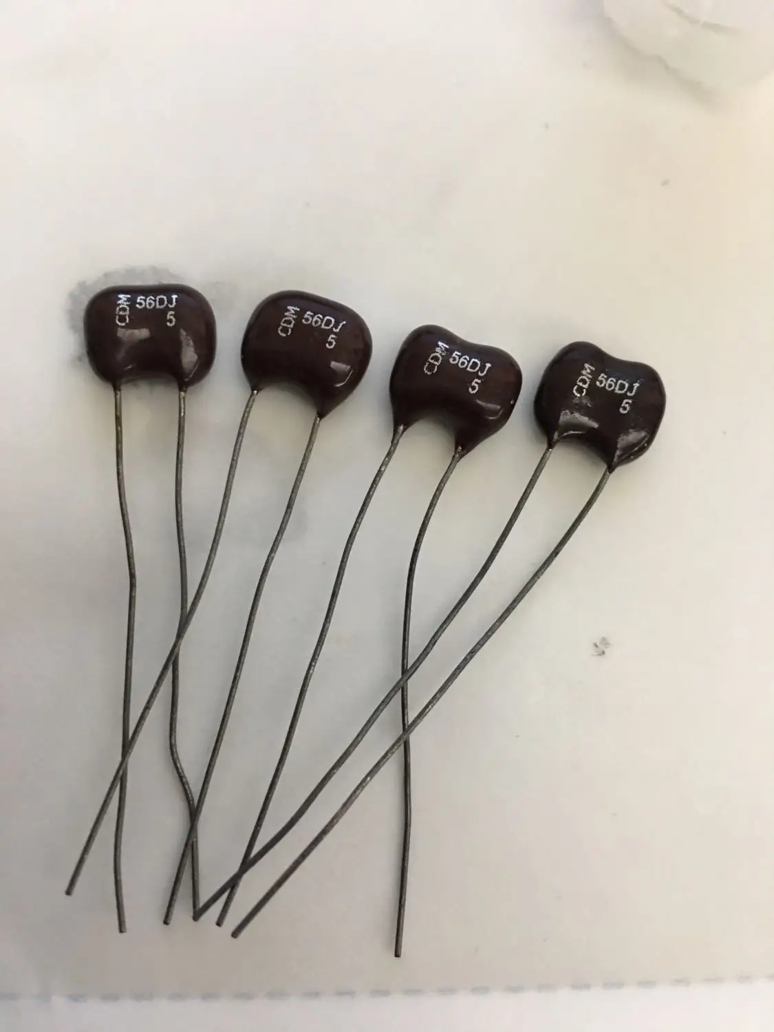 20PCS/50PCS 500V56PF 56PF 56P US CDM Silver Mica Capacitor P=3.5MM FREE ...