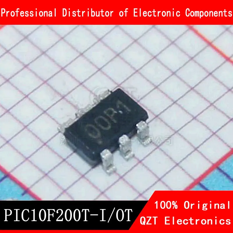 5 unids/lote PIC10F200T-I/OT SOT23-6 PIC10F200 SOT PIC10F200T-I SMD en Stock