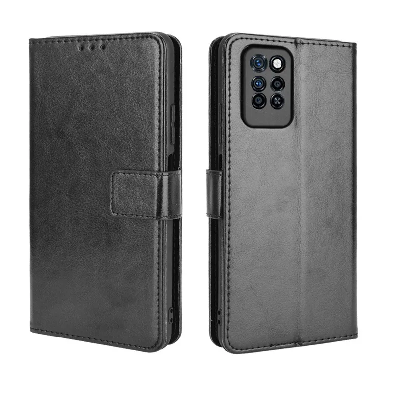 For Infinix note 10 pro Case Wallet Flip Business Leather Phone Case ...