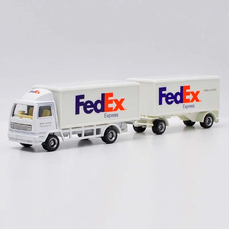 1/87 scale alloy FedEx container model die cast metal truck transporter ...