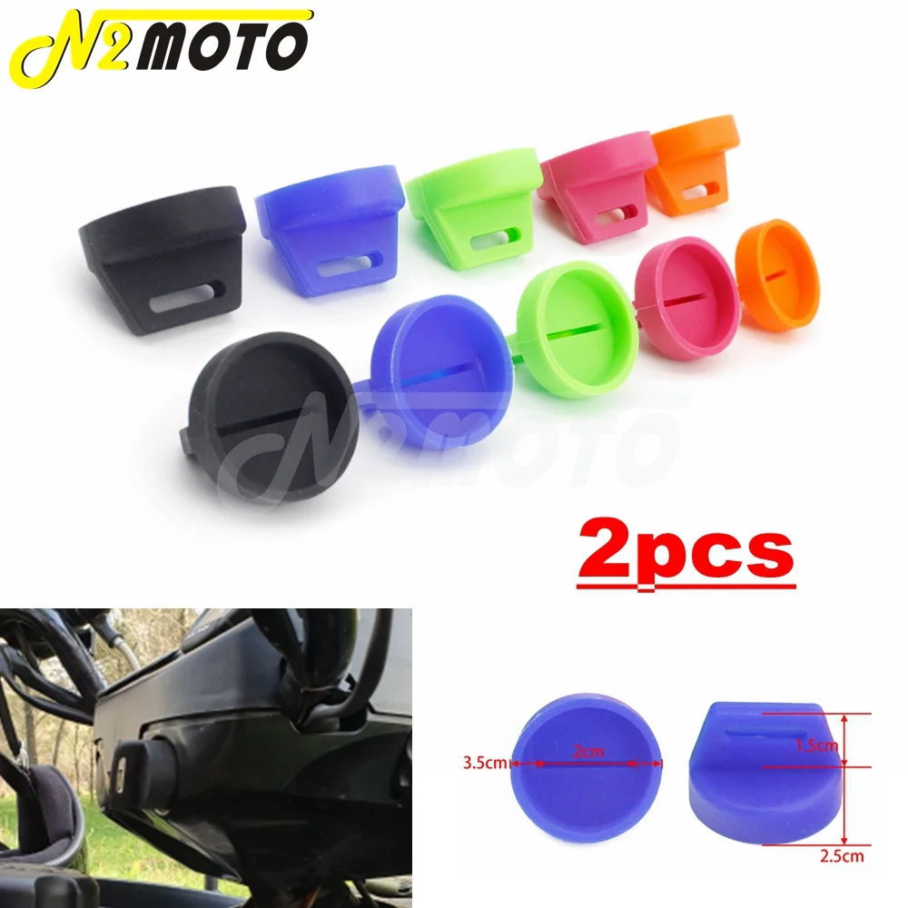 2pcs Rubber Ignition Key Fob Case Cover For Polaris Rzr Xp1000 900 800 ...