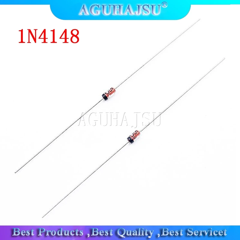 Dioden schalt de alta velocidad, 100 unidades, tun 35, 1N4148, IN4148|Diodos| - AliExpress