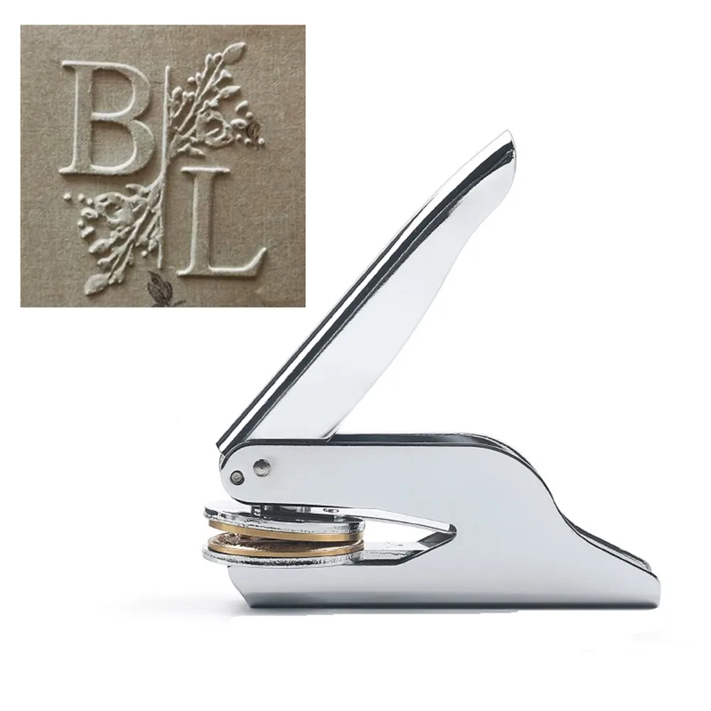 Design Your Own Embosser Stamp / Custom Embosser Seal for Personalized ...