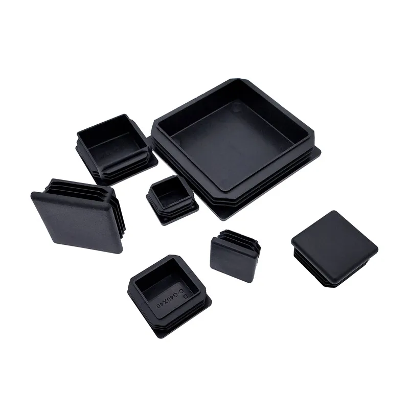 2Pcs-Steel-square-pipe-plug-Plastic-Furniture-Leg-plug-Anti-Slip-Feet ...