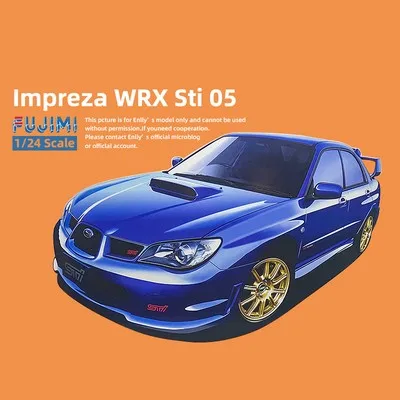 Fujimi 03669 1/24 Subaru Impreza Sedan WRX Sti 05' Assembly Car Model ...