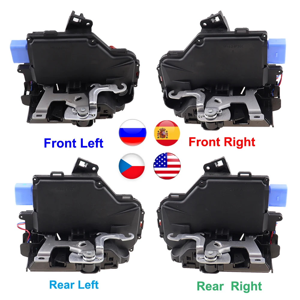 Door Lock Latch Actuator Central Mechanism Motor Fit for VW Touran ...