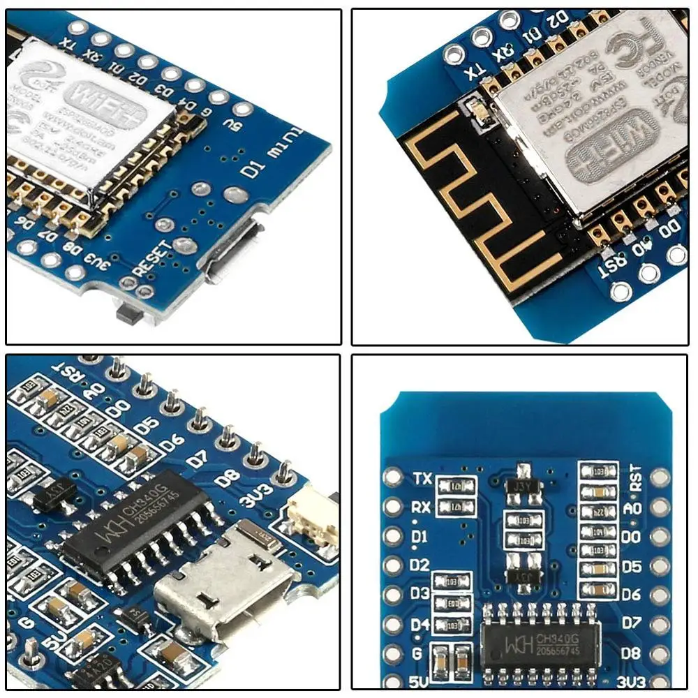 Generic Esp8266 Esp-12 Esp12 Esp-12f Esp-12e Wemos D1 Mini Module Wemos ...
