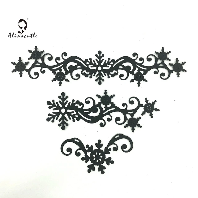 Snowflakes Corner Border