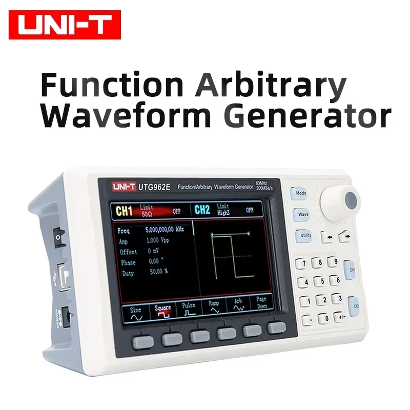 Uni-t Utg962e Function Arbitrary Waveform Generator Signal Source Dual ...