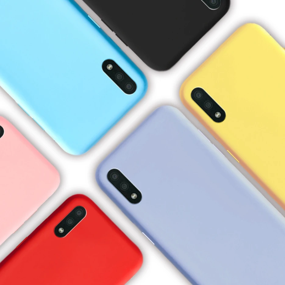 Candy Color For Samsung Galaxy A02 Case Simple Slim Matte Soft Silicone ...