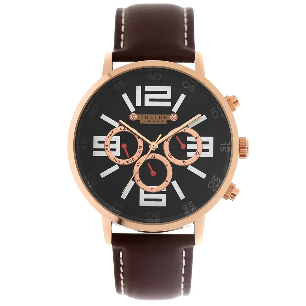 Real Multi-function Julius Men's Watch Japan Quartz Hours Fashion Retro ...