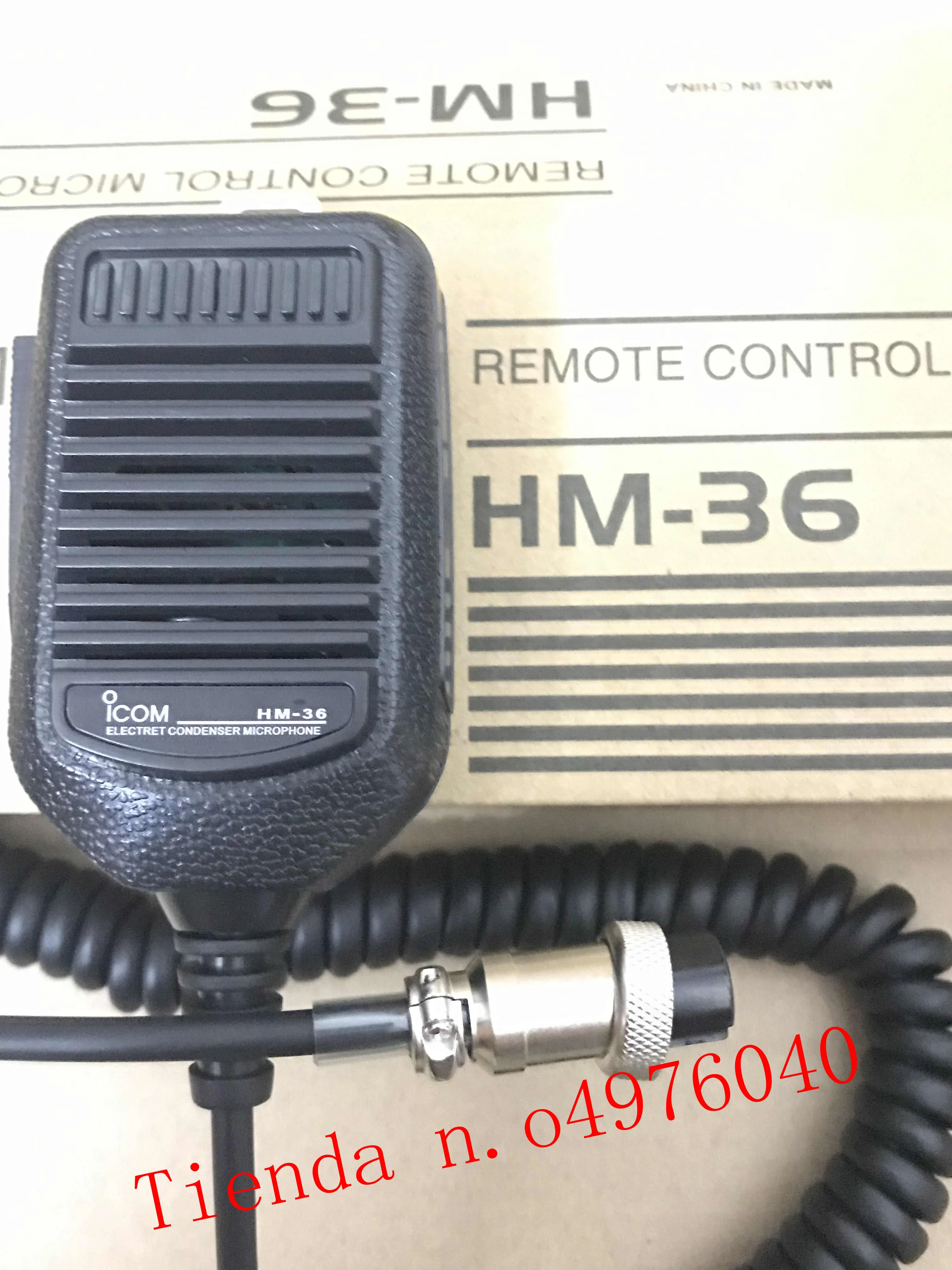 Hm-36 Hm36 Aviation Hand Microphone Radio Microphone Icom Radio Ic-718 ...