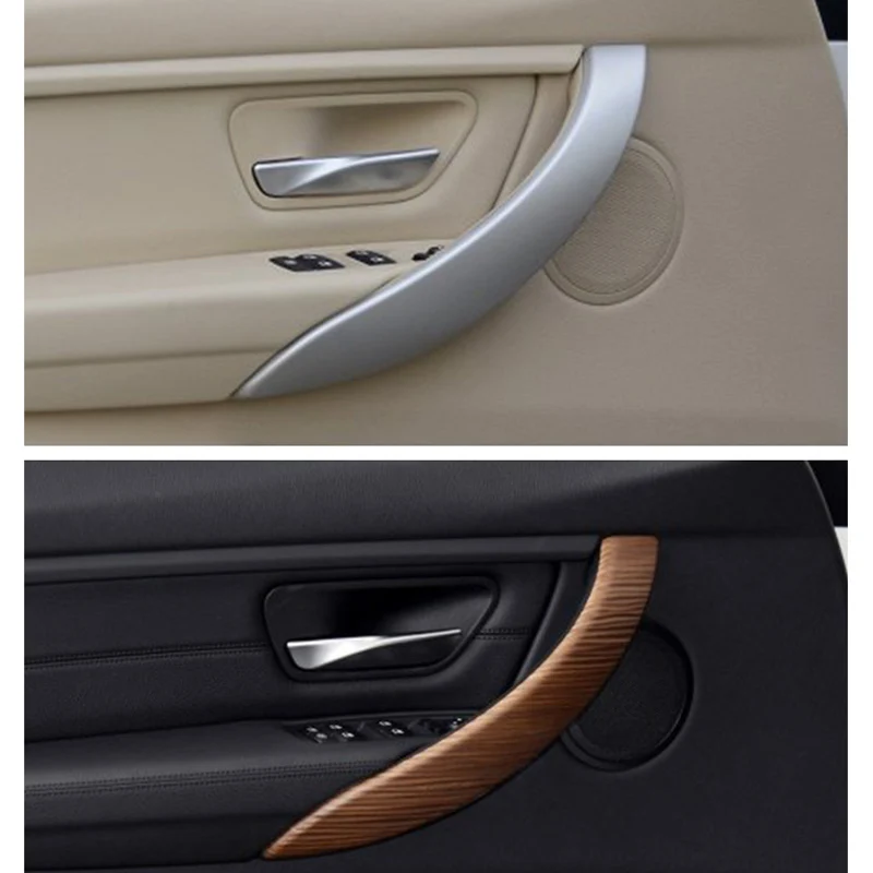 Car left Right Interior Handles Inner Door Panel Handle Pull Trim Cover ...