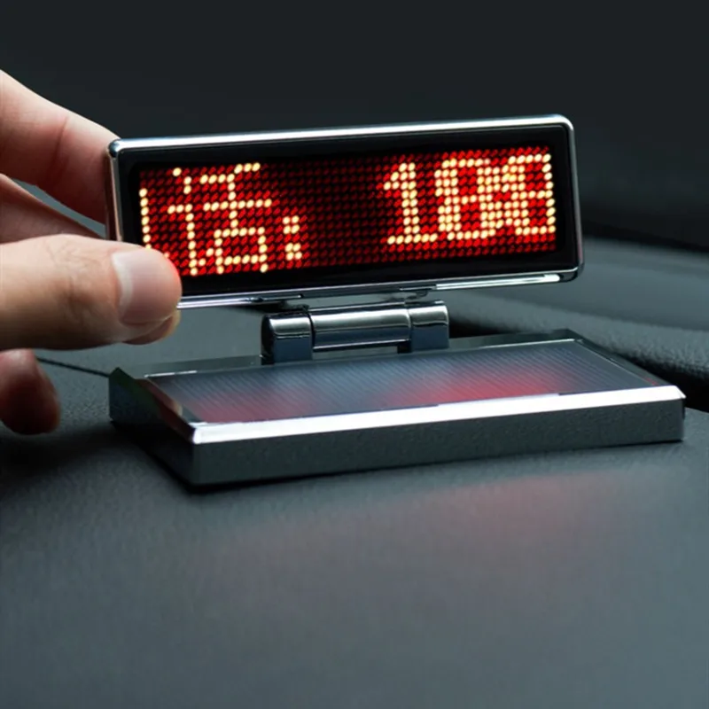 Solar Charging Vehicle Led Display Indicator Panel Programmable Scroll ...