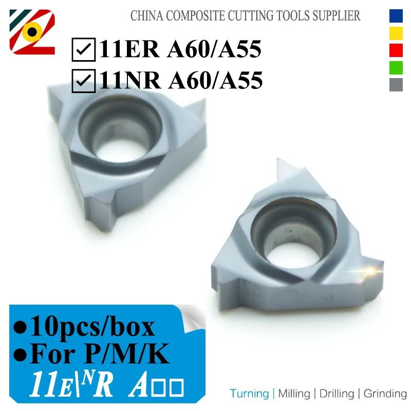 EDGEV 11ER 11NR 11IR A60 A55 CNC Lathe Cutting Tools Threading Carbide ...