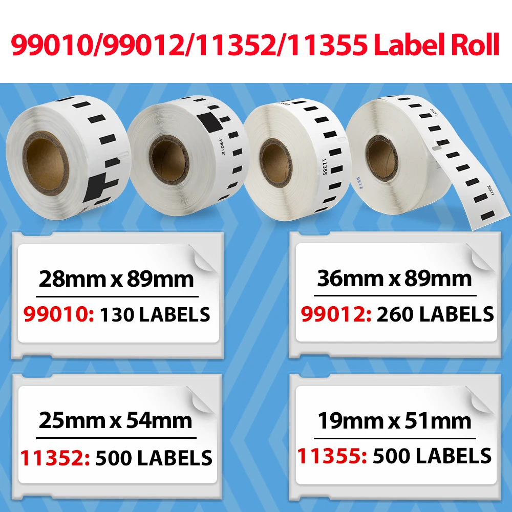 Labelwell-1Roll-260pcs-Address-Labels-99012-Thermal-Paper-LW-99012 ...
