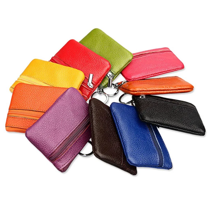 PU Leather Coin Purses Women's Small Change Money Bags Pocket Wallets ...