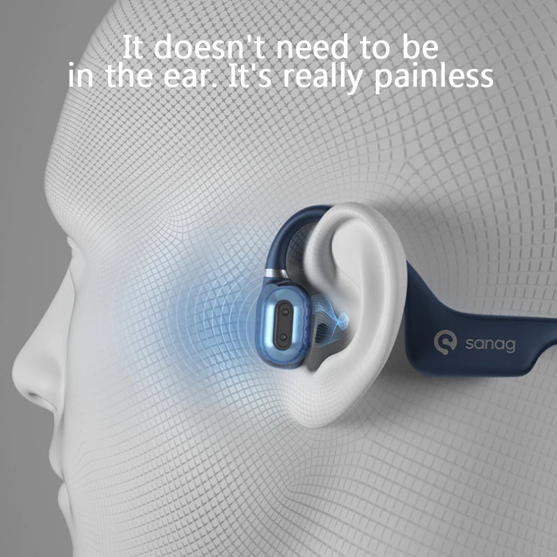 Generic Sanag Bone Conduction Headphones Bluetooth Wireless Sports
