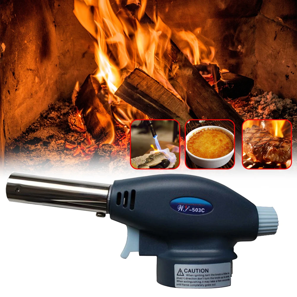Portable Gas Torch Flame Burner Blowtorch Copper Flame Butane gas ...