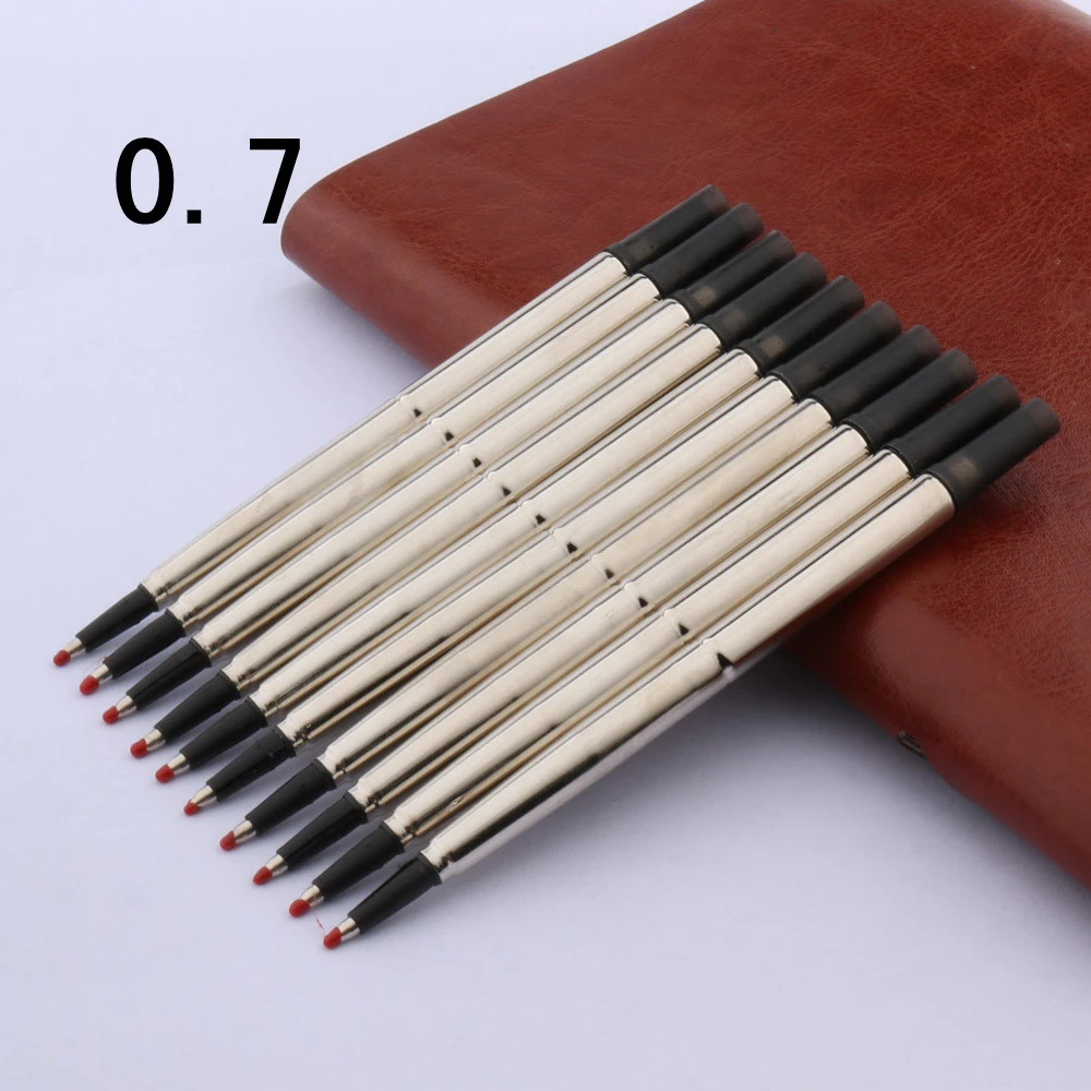 blue or Black Good Quality 0.7mm 10pc Roller ball Pen Refills|pen ...