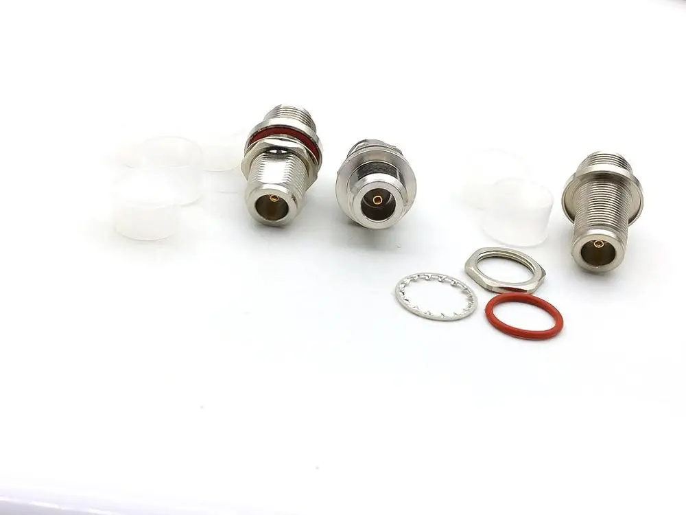 1pcs-copper-N-Type-Female-to-Female-Bulkhead-Sealed-Mount-Coaxial ...