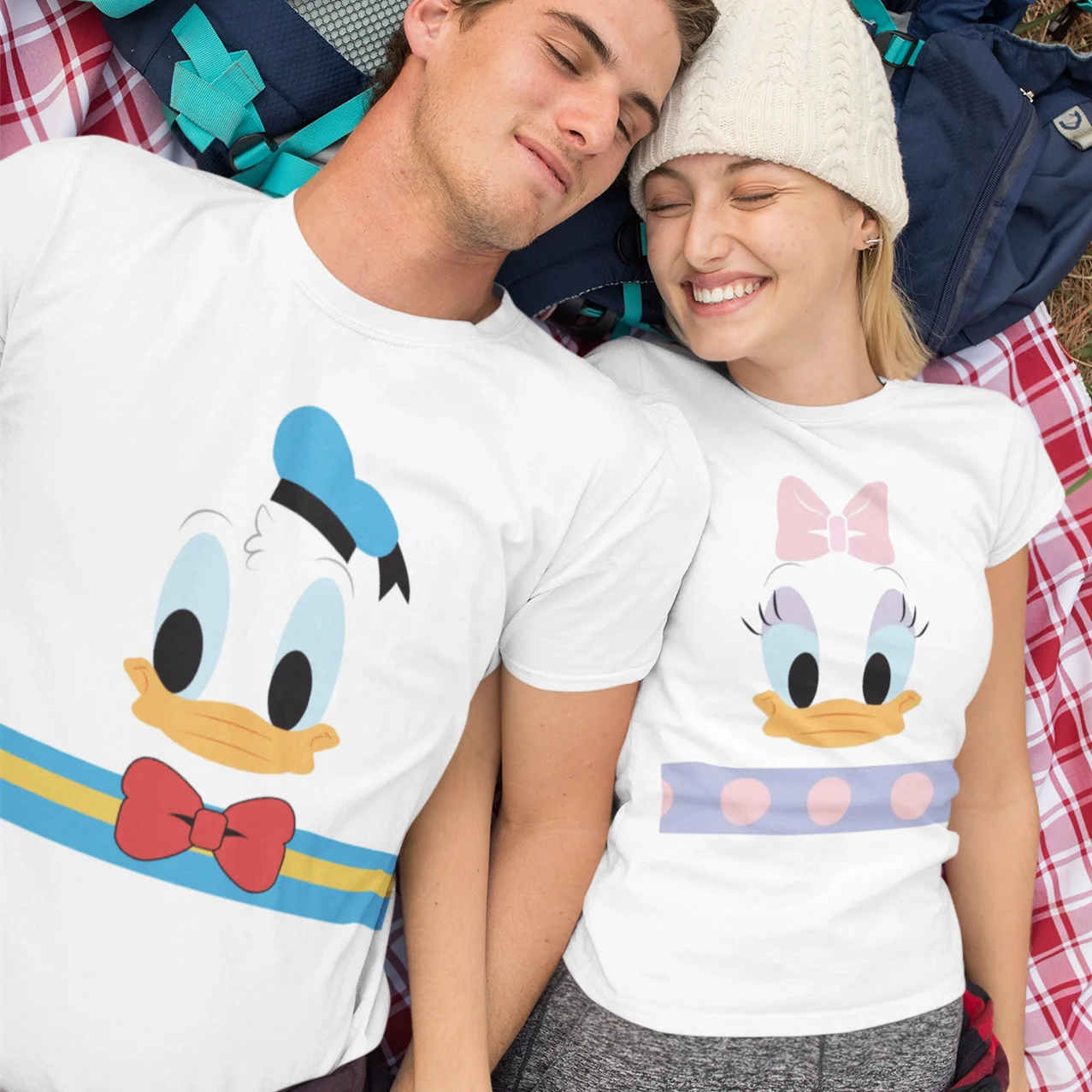 Daisy Duck And Donald Duck Couple Shirt