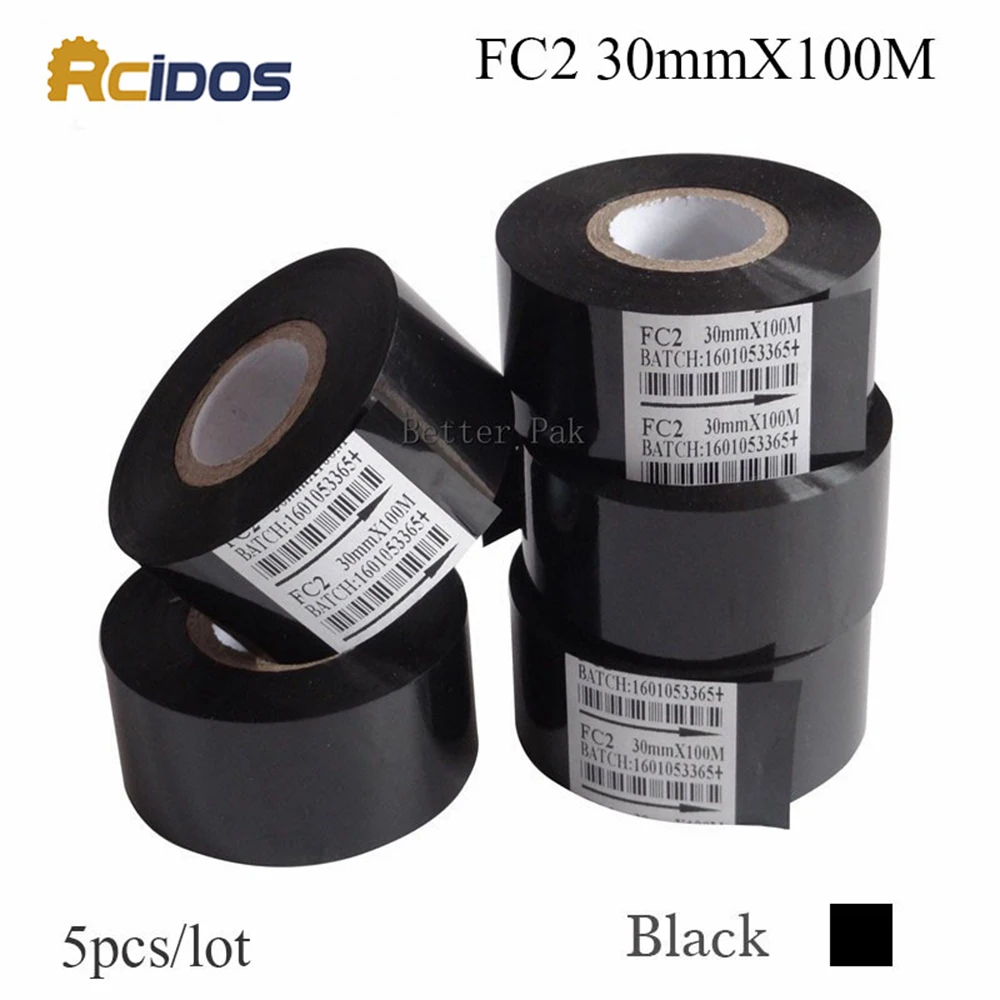 FC2-30mmX100M-Coding-machine-color-ribbon-RCIDOS-black-color-ribbon ...
