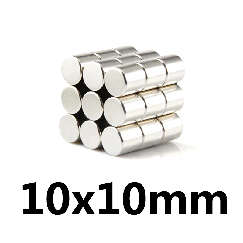 5/10/20pcs 10x10 mm Rare Earth Magnets Diameter 10x10mm Round disc ...