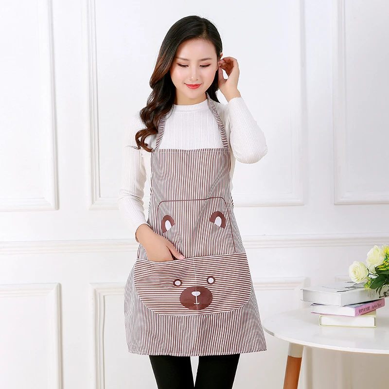 Cute-Cooking-Kitchen-Apron-For-Woman-Men-Chef-Waiter-Cafe-Shop-BBQ ...