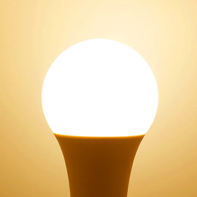 Bombilla LED inteligente IC de alto brillo, 3W, 6W, 9W, 12W, 15W, 18W, 20W, E27, E14, 220V-240V