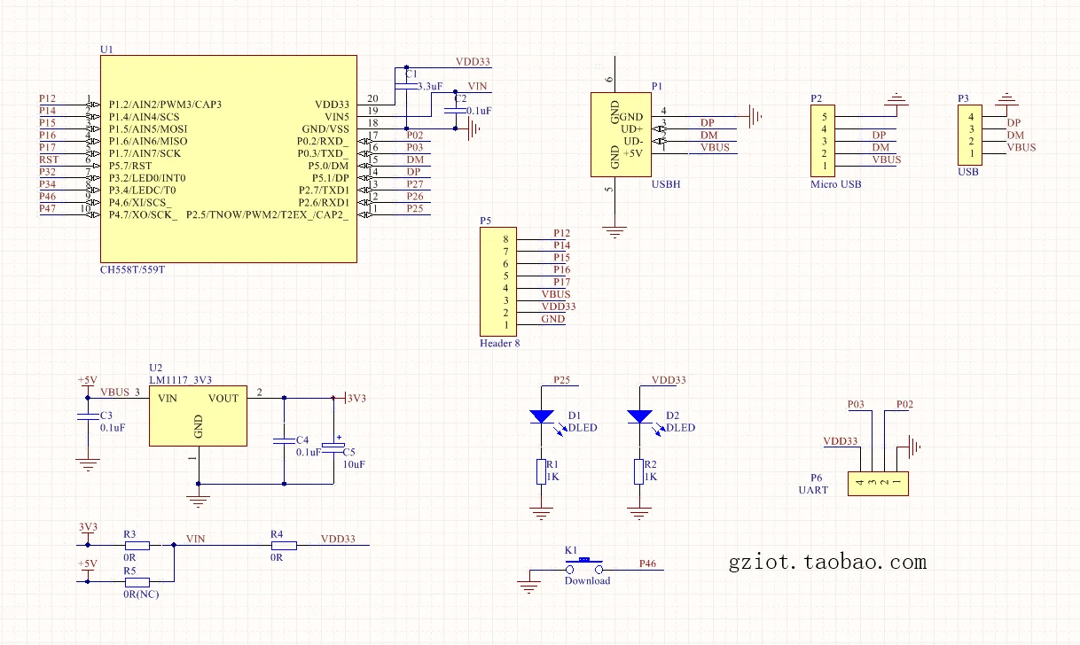 CH559T schematic · Issue #83 · DeqingSun/ch55xduino · GitHub