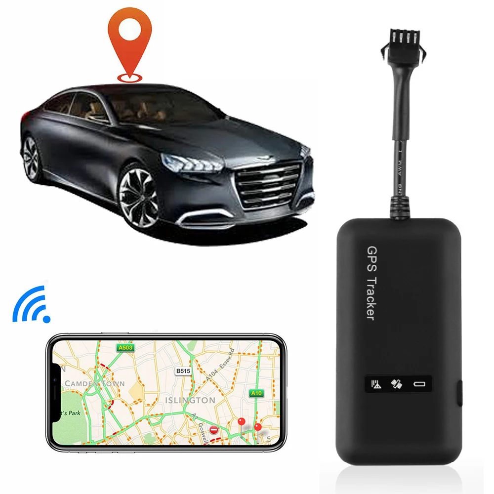 Mini rastreador gps tk110 gt02a, localizador em tempo real, gsm, gprs, dispositivo de ...
