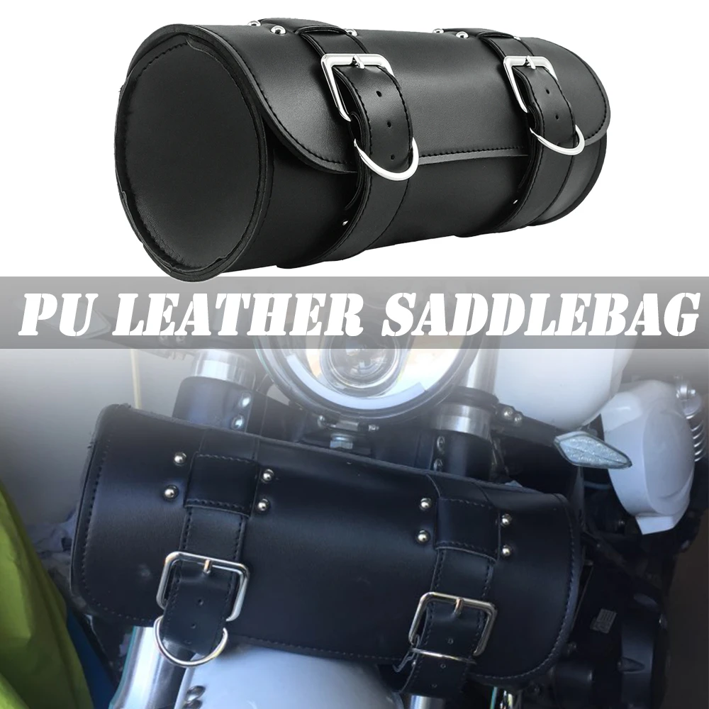 For Harley Sportster Chopper Bobber Cruiser Dyna Softail Saddlebag ...